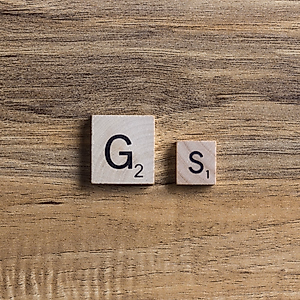 WS Game Company Scrabble Giant Deluxe Edition with Rotating Wooden Board