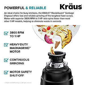 KRAUS Bellucci Workstation 32 inch Undermount Granite Composite Single Bowl Kitchen Sink in Metallic Black with Accessories, KGUW2-33MBL