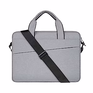RAINYEAR 13 Inch Laptop Sleeve Shoulder Bag Compatible with MacBook 13.6" M2 A2681, 13.3 Air Pro M1/M2 A2338 A2337, 13.3" Chromebook Notebook Messenger Bag Carrying Case Briefcase, Gray