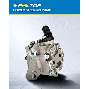 PHILTOP 21-5419 Power Steering Pump OE Fit For TSX 2006-2008, RSX 2002-2006, Element 2006-2011, CR-V 2002-2002, Accord 2006-2007 2.4L, CR-V 2005-2011, Power Assist Pump 56110PNBA01, 56110PNBA03