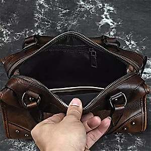 YDXNY Women's Retro Handbag Women's Bag Casual Large Capacity Women's Shoulder Bag (Color : D, Size