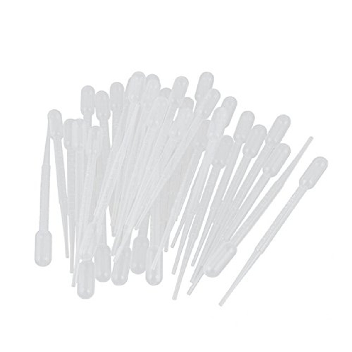100-Pack 0.2ML Disposable Eye Dropper Transfer Graduated Pipettes