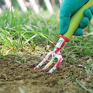 Garden Tool Set,Heavy Duty Hand Tool Kit with Storage Tote,Kneeling Pad,Gardening Gifts for Women/Parent