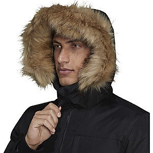 adidas mens Utilitas Hooded Parka Black Large