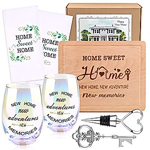 House Warming Gifts New Home - Housewarming Gift Baskets,New House Gifts Newlywed Couple,Clients,Friends Unique House Warming Gifts,Best Gifts Basket for Wedding,Housewarming Funny Gift Basket Ideas