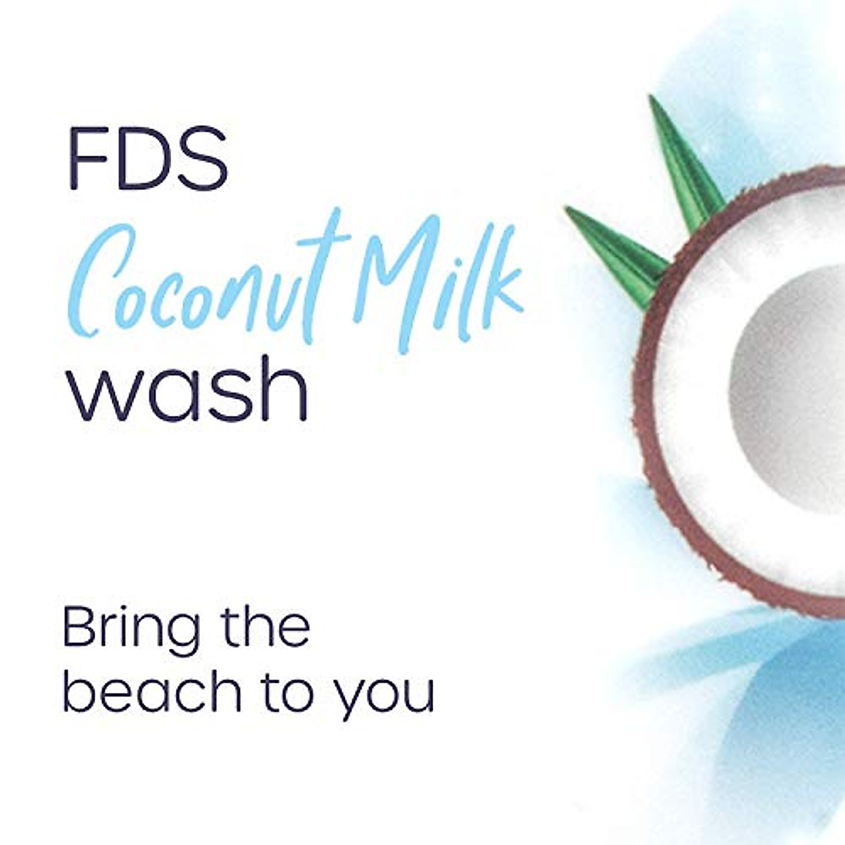 FDS Intimate + Body Cleansing Wash, Coconut Milk - Bottle, 10 Ounce