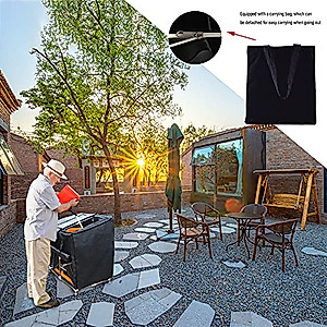 ZTTXL Small Inverter Generator Tent Running Cover, Ultra Heavy Duty Tarpaulin Enclosure, for Most 1000~2300 Small Inverter generators, (Small Black)