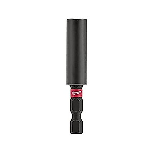 Milwaukee 48-32-4502 Shockwave Impact Duty 1/4" Hex Shank Magnetic 2.36” Bit Tip Holder