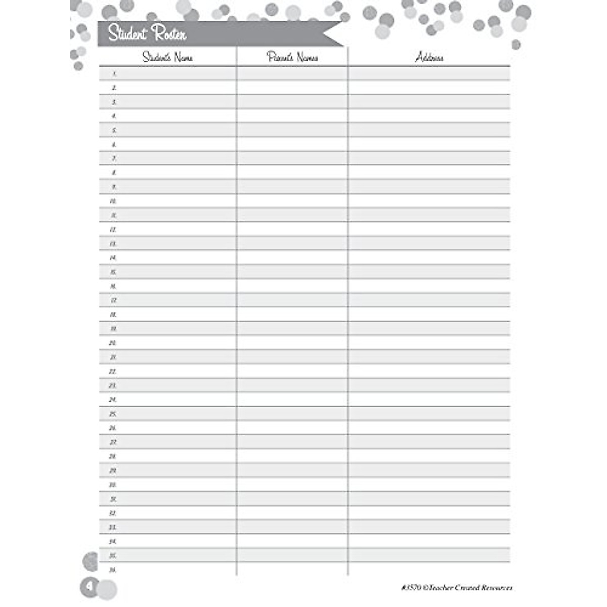 Confetti Record Book