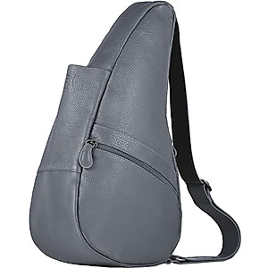 AmeriBag Classic Leather Healthy Back Bag Extra Small (Grey)