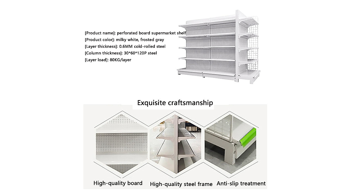 YUZDNM Retail Gondola Shelving for Supermarkets