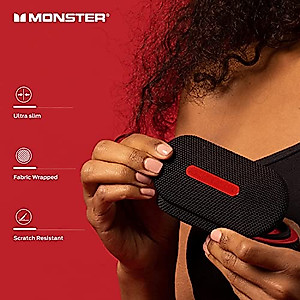 Monster DNA Fit Wireless Bluetooth Earbuds - Noise Cancelling Earbuds with Wireless Charging Case & Built-in Microphone, Water Resistant Bluetooth Headphones & Ear Buds