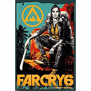 Far Cry 6 Dani Female Character Video Game Gaming Gamer Far Cry Merchandise Collectibles Collectors Edition Far Cry Merch Far Cry 6 Poster Far Cry Game Thick Paper Sign Print Picture 8x12