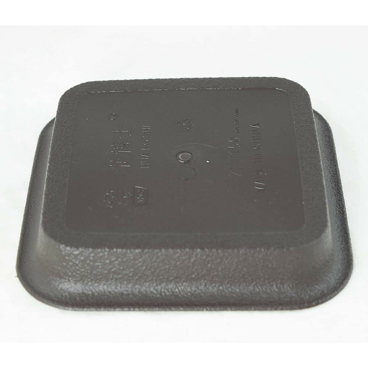 4 Pcs Square Plastic Humidity Tray for Bonsai Tree 5.75"x 5.75"x 1" - Dark Brown