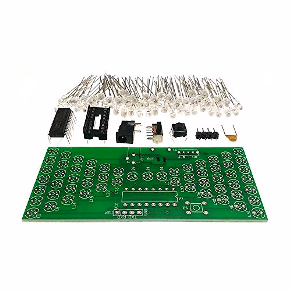 Wangcheng Hourglass Soldering Kit Practice Electronics DIY Project Simple Module Model Kit (Electronic Hourglass)