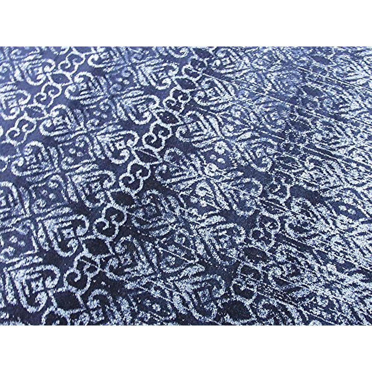 Unique Loom Del Mar Collection Area Rug - Jennifer (10' 6" x 16' 5" Rectangle, Blue/ Navy Blue)