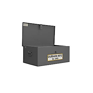 Durham Welders Box, Jobsite Box, 3.3 cu. ft, 14 Gauge Steel, 30-11/16 x 17-3/8 x 12-3/16, Gray (JSCWB-163012-94T-D719)