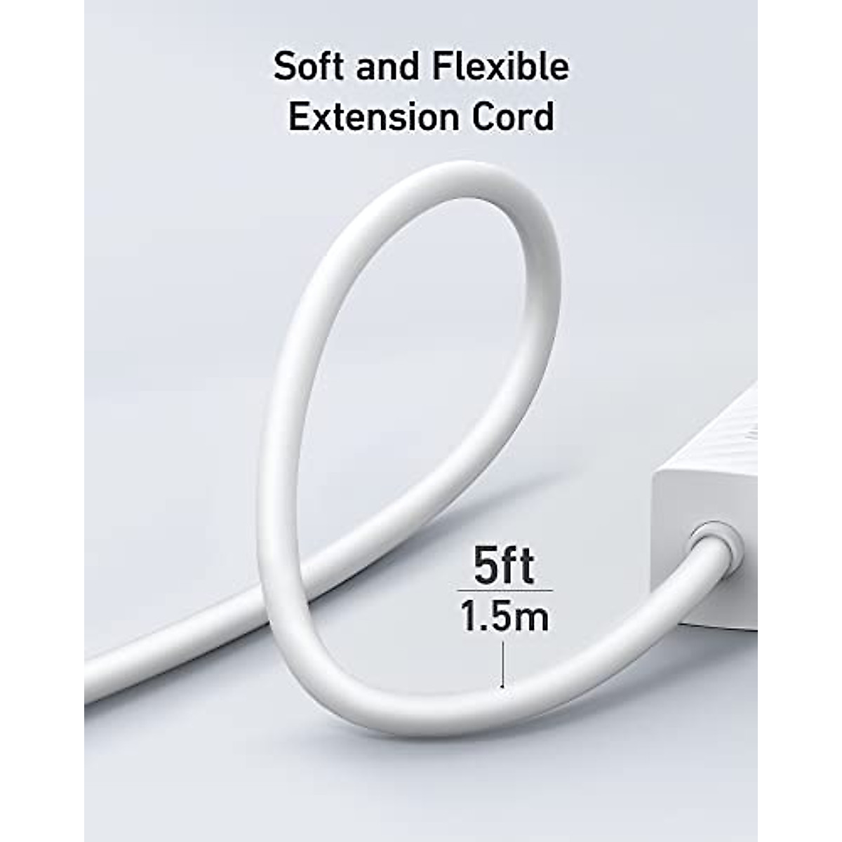 Anker Power Strip with USB C, PowerCube with 3 Outlets & 30W USB C,5ft Extension Cord and Travel Power Strip USB C, Anker 511 USB Power Strip, 2Outlets & 3USB Ports