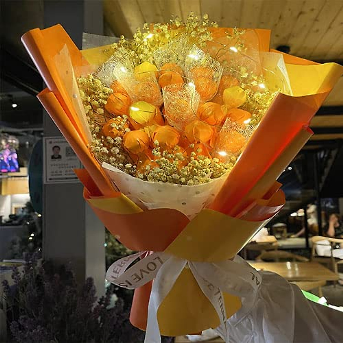 Palksky Cake Pop Sticks for Candy Bouquets, 100-Count 15 Inch Clear Lollipop Sticks for DIY Cookie Bouquet Gift