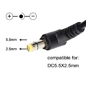 19v 3.42A 65W AC Power Adapter Charger for Toshiba Satellite C55 C655 C850 C50 L755 C855 L655 L745 P50 C855D C55D S55;Toshiba Portege Z30 Z930 Z830;Satellite Radius 11 14 15