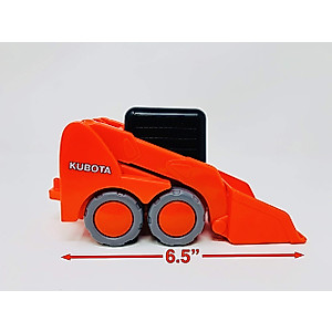 NewRay Kubota Pre-School Lil' Orange Skid Steer Play Set