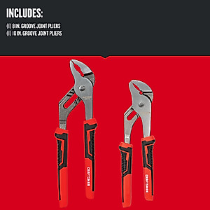 CRAFTSMAN Pliers, 8 & 10", 2Piece Groove Joint Set (CMHT82547)