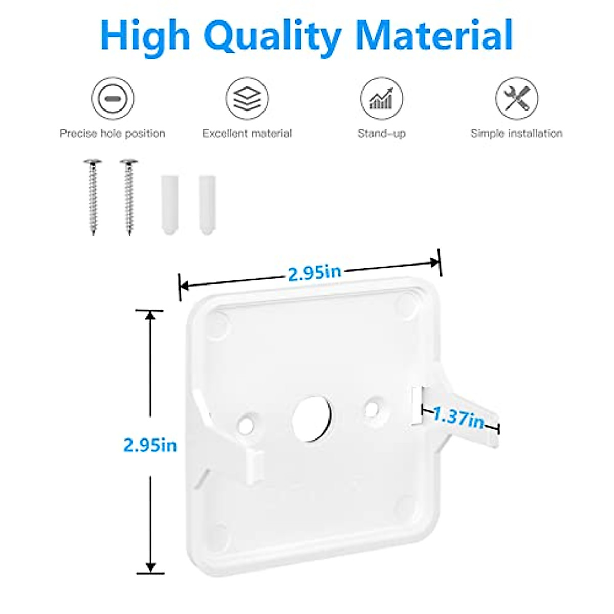 OkeMeeo Adhesive Mount for Lutron Caseta Smart Hub L-BDG2-WH and Lutron Caseta L-BDGPRO2-WH - SmartBridge Pro