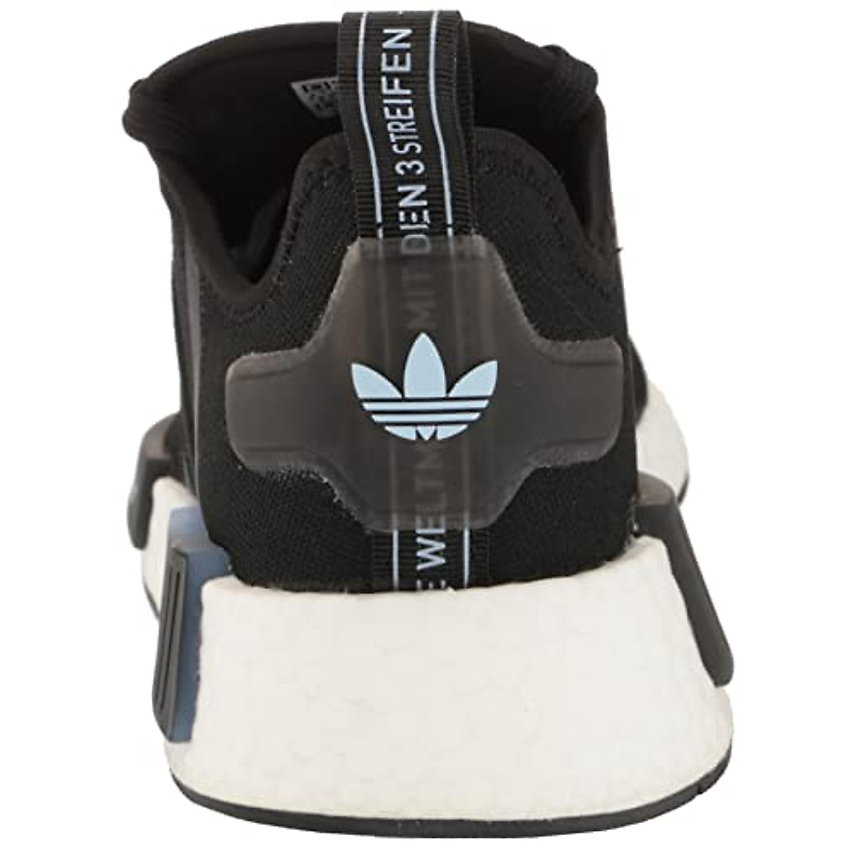 adidas Originals Women's NMD_R1 Sneaker, Black/White/Blue Dawn, 6