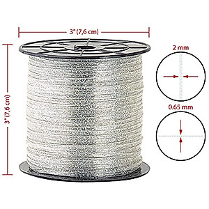 Toner Crafts SP58 Sparkle Holographic Spool 100YD, 100 yd,Multi-colored,Holographic