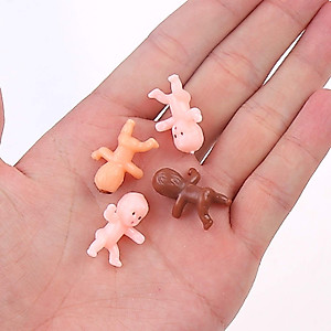 150 PCS Mini Babies for Ice Cube Game, Baby Toys for Baby Shower Party Decorations Supplies