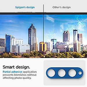 Spigen Camera Lens Screen Protector [GlasTR Optik] designed for Galaxy Z Fold 4 - Black [2 Pack]