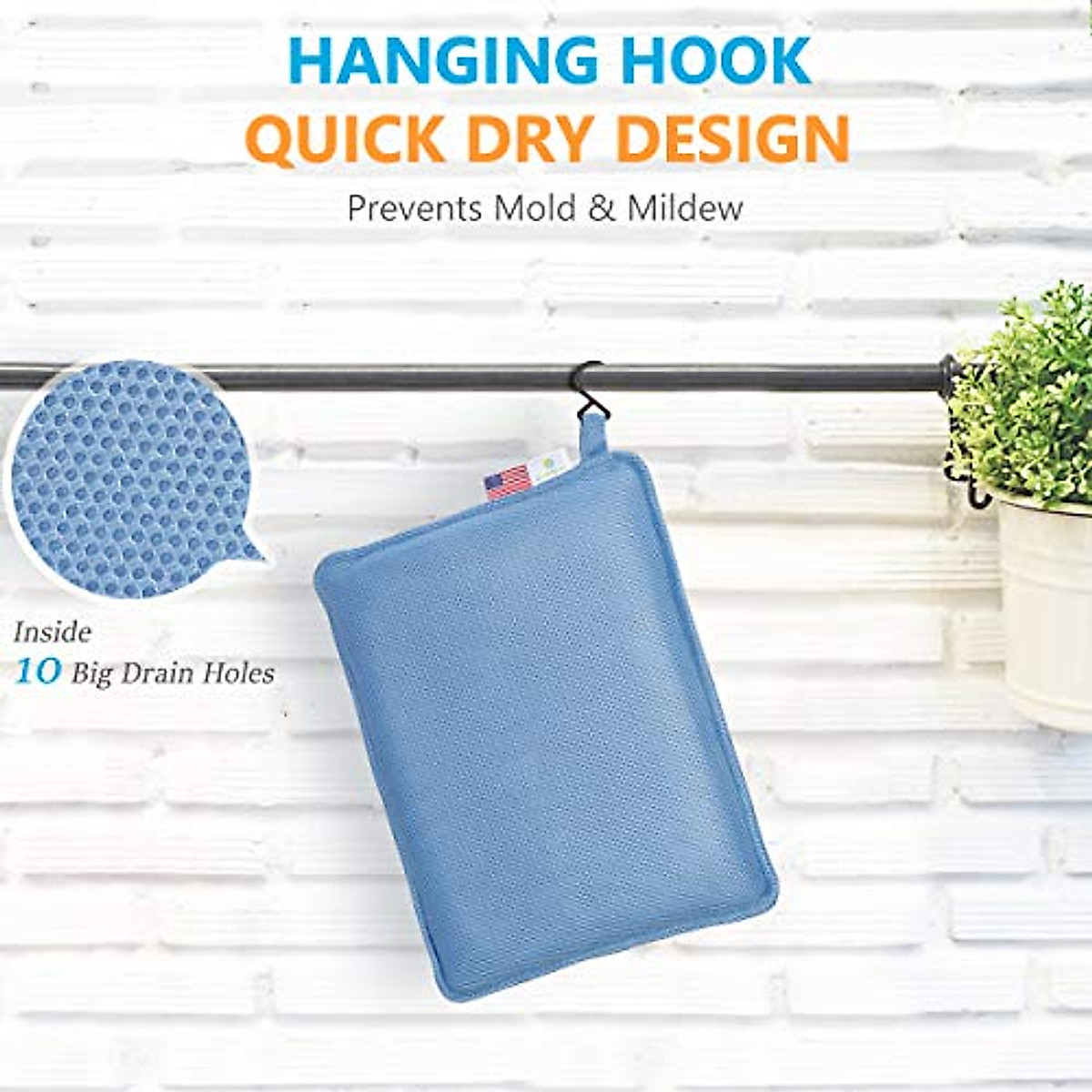 OasisSpace Cushion for Shower Chair, Seat Cushion for Shower Bench, Transfer Benches, Shower Chairs and Kneeling Pads,Bath Seat Cushion for Elderly, Senior, Handicap & Disabled