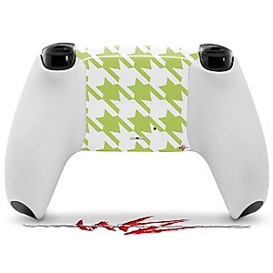 WraptorSkinz Skin Wrap Compatible with Sony PS5 DualSense Controller Houndstooth Sage Green (Controller NOT Included)