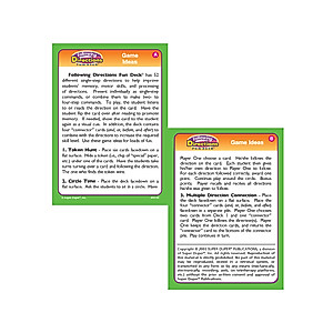 Super Duper Publications | Following Directions Fun Deck Flash Cards | Educational Learning Resource for Children