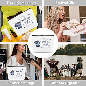 Stitch Girl Cosmetic Bag For Fans Cartoon Love Gift Hawaiian Bags Party Merch Inspired Fans Gifts Travel Makeup Bag Zipper Pouch Cosmetic Bag Toiletry Bag Gifts for Women Teen Girl Friends