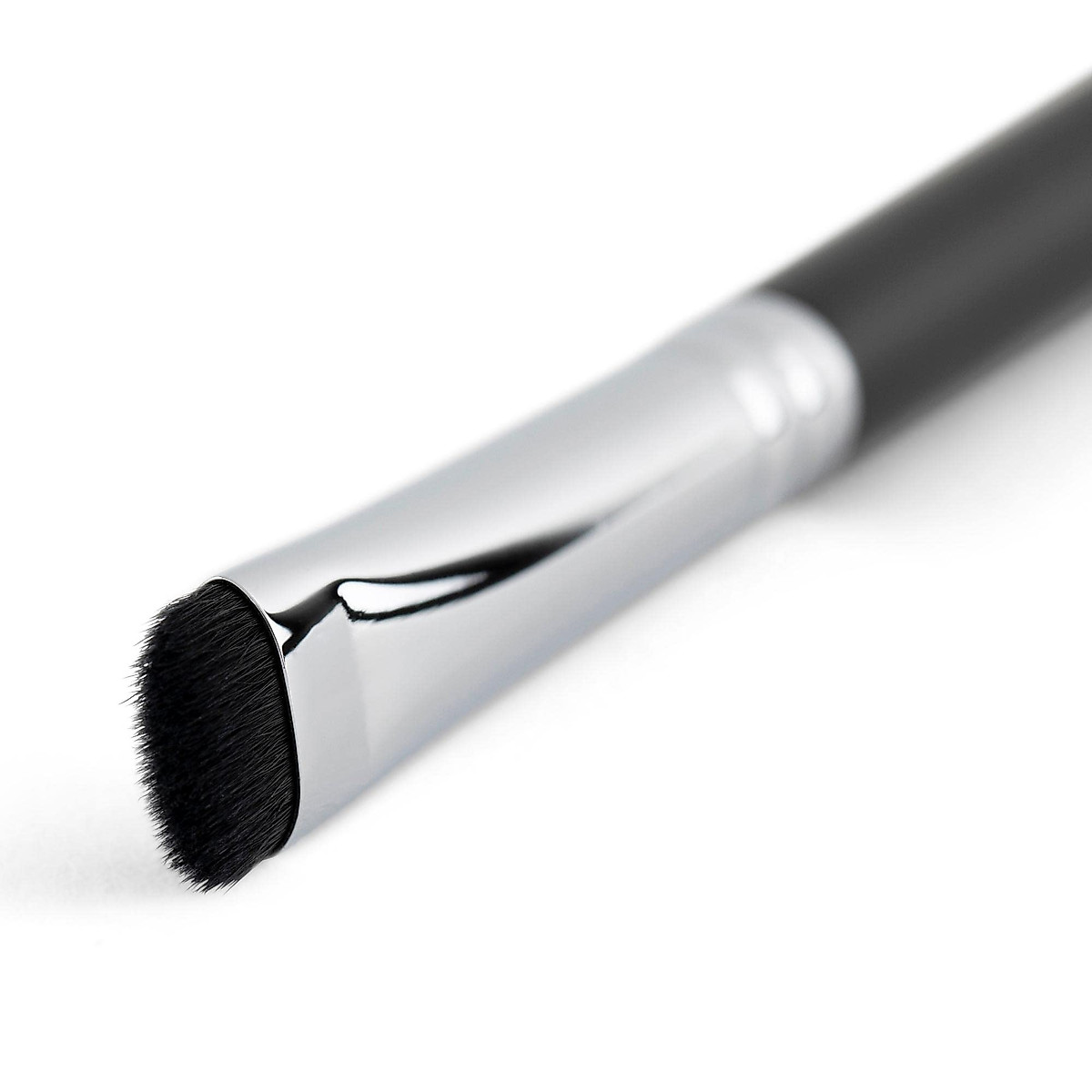 Smudge Makeup Brush Eye Shadow Brush - Short Shader Eyeshadow Smudger Tool, Small Flat Bristles for Blending Eyeliner Smokey Eye, Precision Cut Crease, Outer V, Corner Highlighter, Eyebrow Concealer