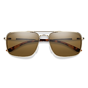 SMITH Outcome Lifestyle Sunglasses - Gold | Polarized Brown
