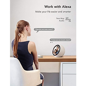 nooie Outdoor Security Camera Baby Monitor with Camera