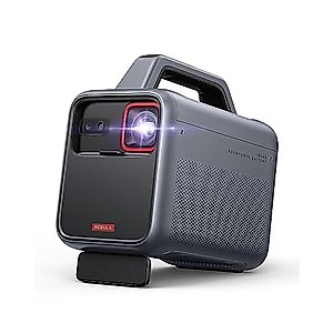 NEBULA Mars 3 Outdoor Portable Projector, 1000 ANSI Lumens, AI-Powered Image, Built-In Battery with 5 Hour Playtime, Android TV, 200 Inch Home Theater, Camping, Road Trip, Backyard, or Anywhere