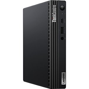 Lenovo ThinkCentre M70q Gen 2 11MY000TUS Desktop Computer - Intel Core i3 10th Gen I3-10105T Quad-core (4 Core) 3 GHz - 8 GB RAM DDR4 SDRAM - 128 GB M.2 PCI Express NVMe SSD - Tiny - Black
