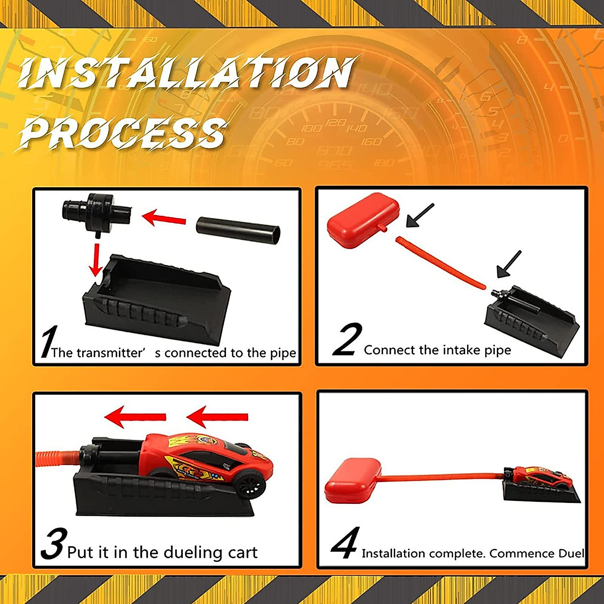 Ynzix Boy Toys Outdoor Toy Cars Air Powered Car for Racing STEM Gifts for Kids Boys and Girls Toys Age 5 6 7 8