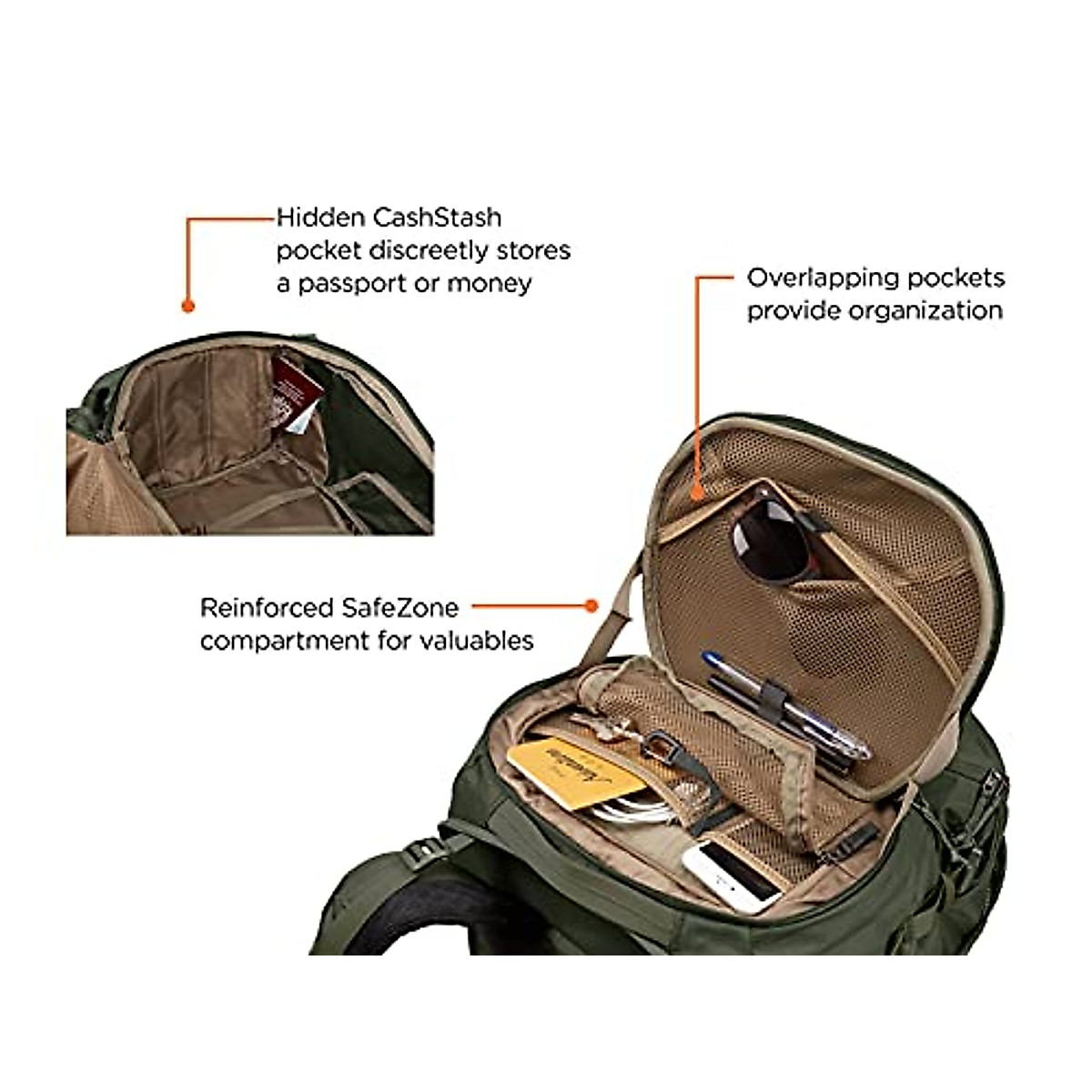 Thule Landmark 70L Travel Pack, Dark Forest