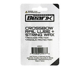 Bear X Crossbow Rail Lube and String Wax,White,One Size