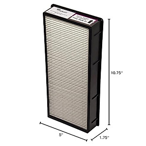 Whirlpool 1183900 HEPA Filter Tower Air Purifier, Design to Fit Air Purifier Model APT30010M, APT40010R, APT42010M, APT50010M and APMT2001M, 10.1x4.6 inch