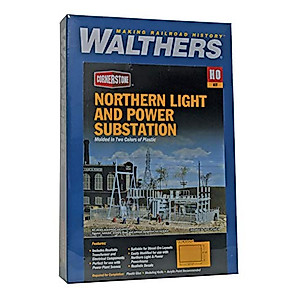 Walthers Cornerstone Series Kit HO Scale Northern Light & Power Substation & Accessories