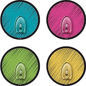 Chalkboard Brights Dots Clingy Thingies Hooks