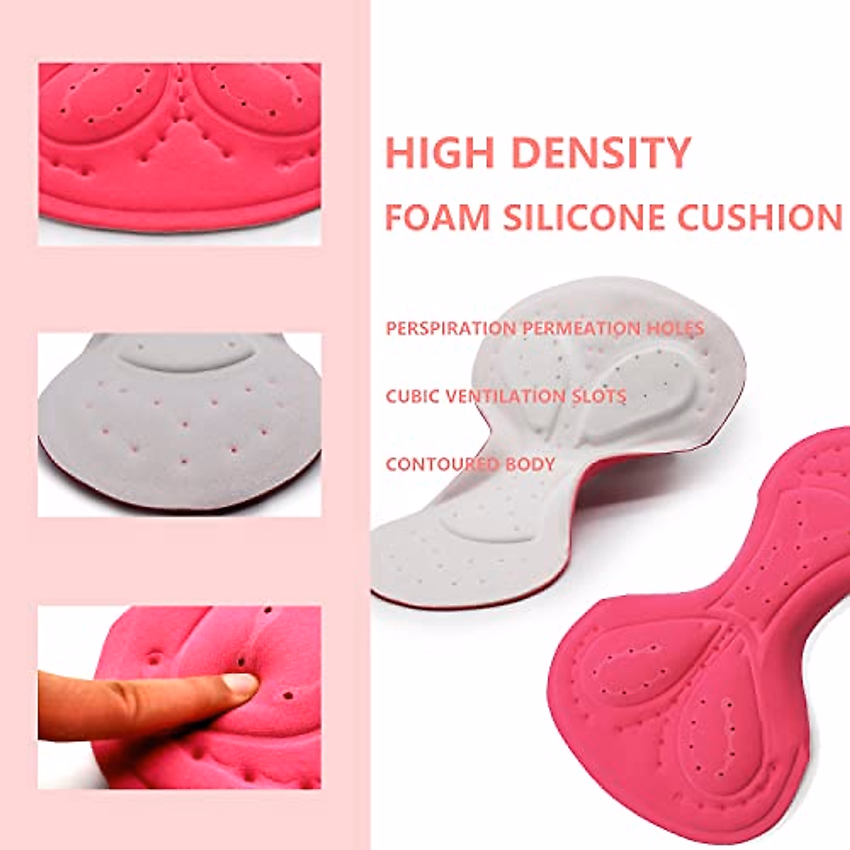 JEPOZRA Women's Cycling Underwear with Padding Cycling Shorts for Women Workout Shorts for Road Bikes,Horseback Riding