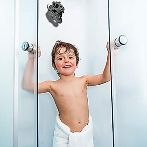Funwares Wash n' Roar T-Rex Shower Head, Gray - Shower Nozzle Shaped like a Tyrannosaurus Rex Skull