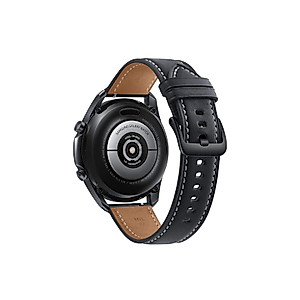 Samsung Galaxy Watch 3 (45mm, GPS, Bluetooth) Smart Watch with Advanced Health Monitoring, Fitness Tracking, and Long Lasting Battery - Mystic Black (Renewed)