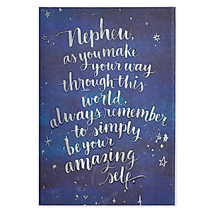 American Greetings Birthday Card for Nephew (Be Your Amazing Self)